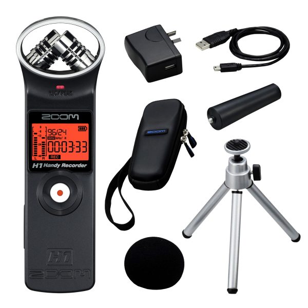 Zoom H1 Recorder Hand Held USB Microphone Version 2.0 with Zoom H1 ...