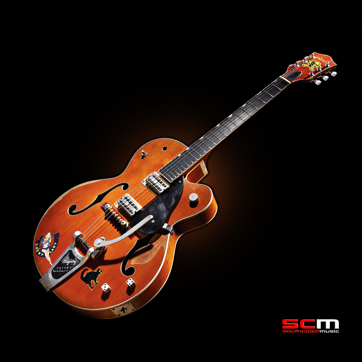 GRETSCH G6120SSC Brian Setzer Tribute Hollow Body Electric Guitar no ...