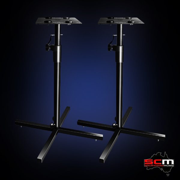 Pair of Adjustable Studio Monitor Speaker Stands iCON SB100 ON SALE ...