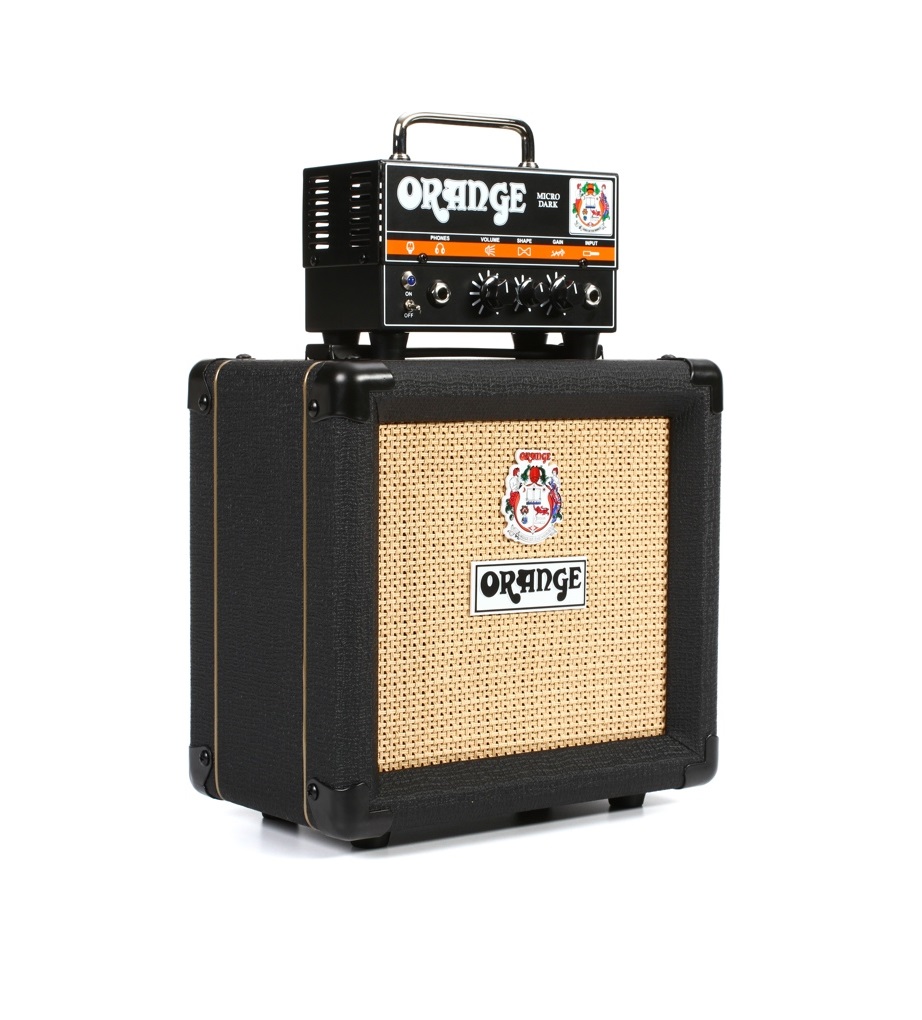 Orange Micro Dark Terror Amplifier Stack 20W Hybrid Guitar Amp Head ...
