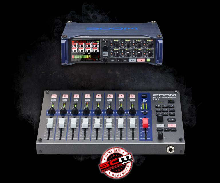 ZOOM F8 Multi Track Field Recorder and ZOOM FRC8 Control Surface ...