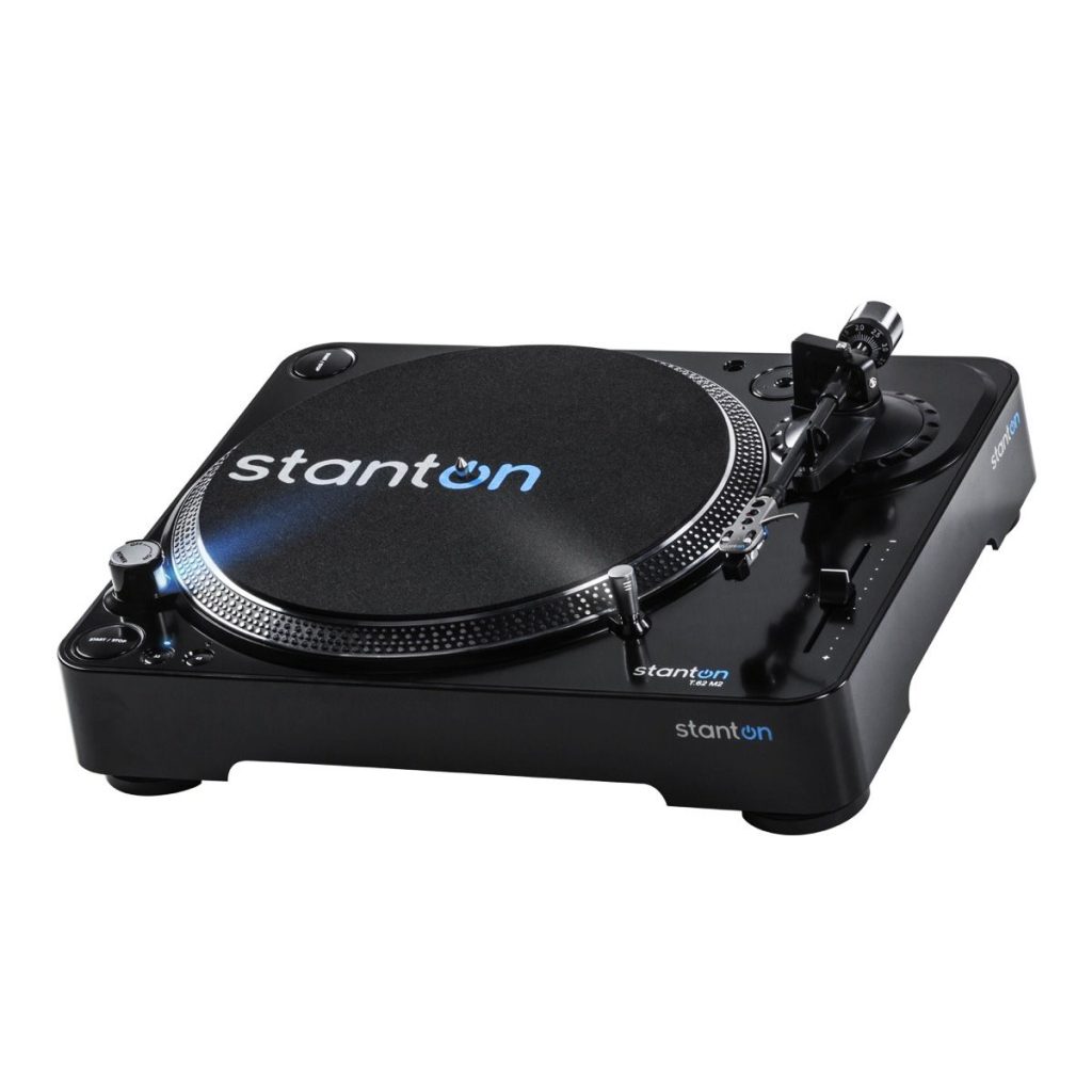 Stanton T62 M2 Straight Arm Direct-Drive Turntable with Stanton 500.V3 ...
