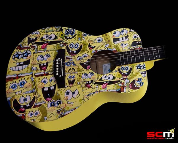 SpongeBob SquarePants Dreadnought Steel String Acoustic Guitar Package ...