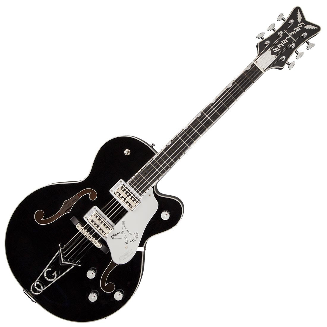 Gretsch White Falcon G6139CB Center Block, Single Cutaway, Ebony ...