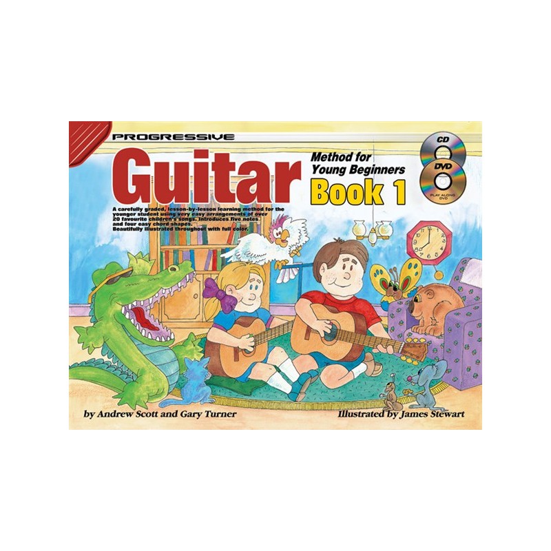 Progressive Guitar Method For Young Beginners Book 1 CD and DVD – South Coast Music