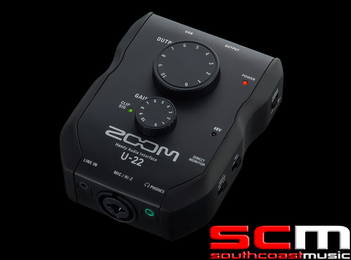ZOOM U-22 Handy Portable USB Recorder Audio Interface 2 Inputs – South Coast Music
