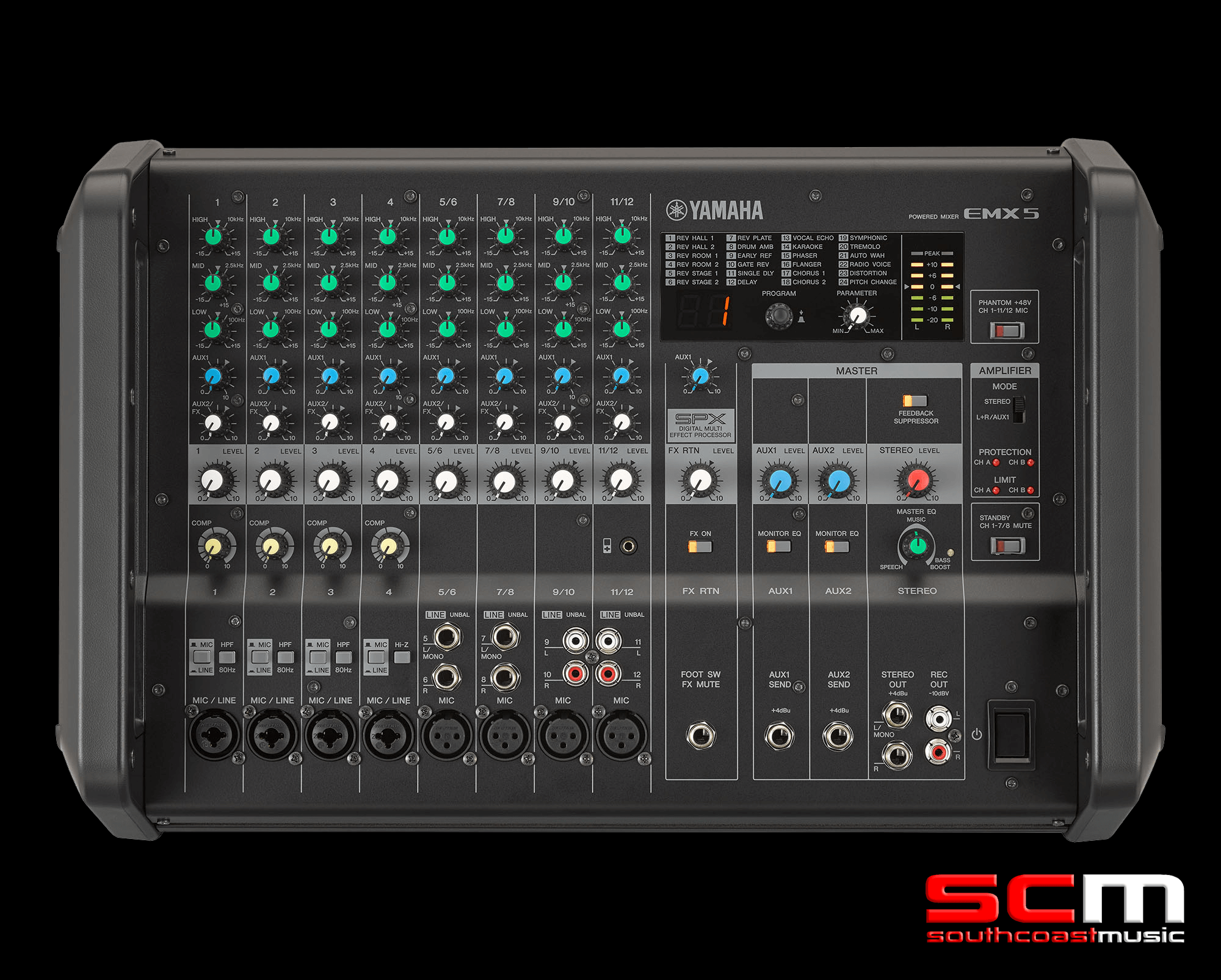 Yamaha Emx2 500W Powered Mixer at Melody Hanks blog