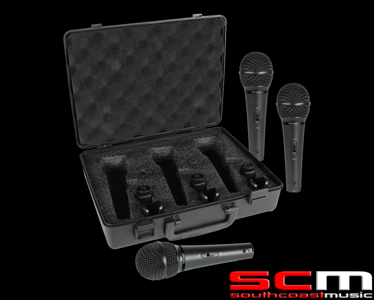 Behringer Ultravoice XM1800S Dynamic Cardioid Mics (3-Pack) Case Pack ...