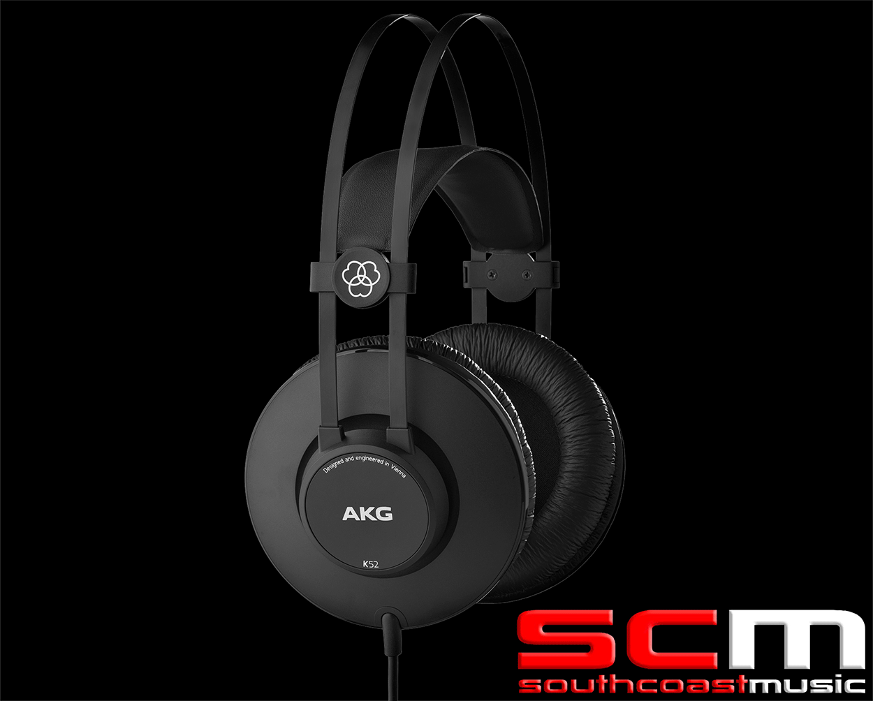 AKG K52 PRO STEREO CLOSED BACK HEADPHONES, DJ, STUDIO, IPOD, LIVE ...