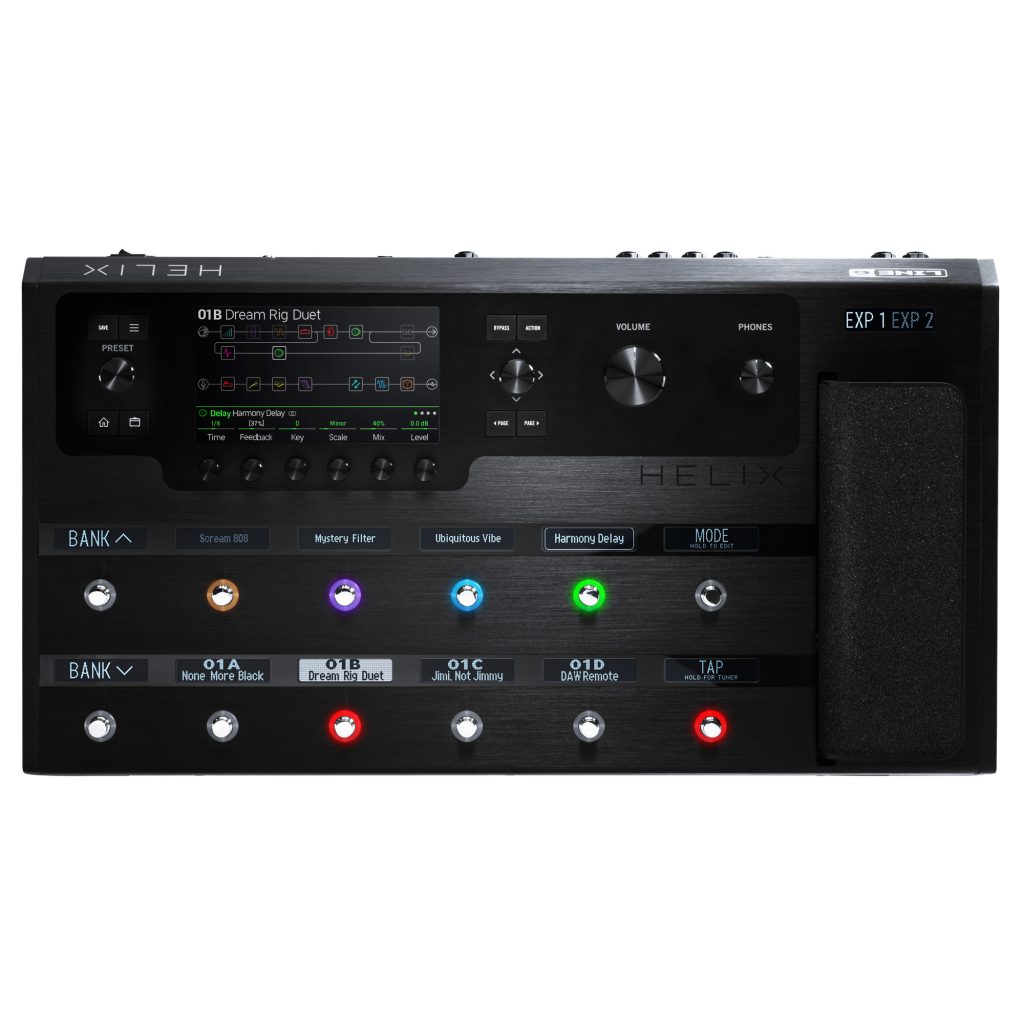 LINE 6 HX-EFFECTS HELIX Multi-Effects Guitar FX Processor – South Coast ...
