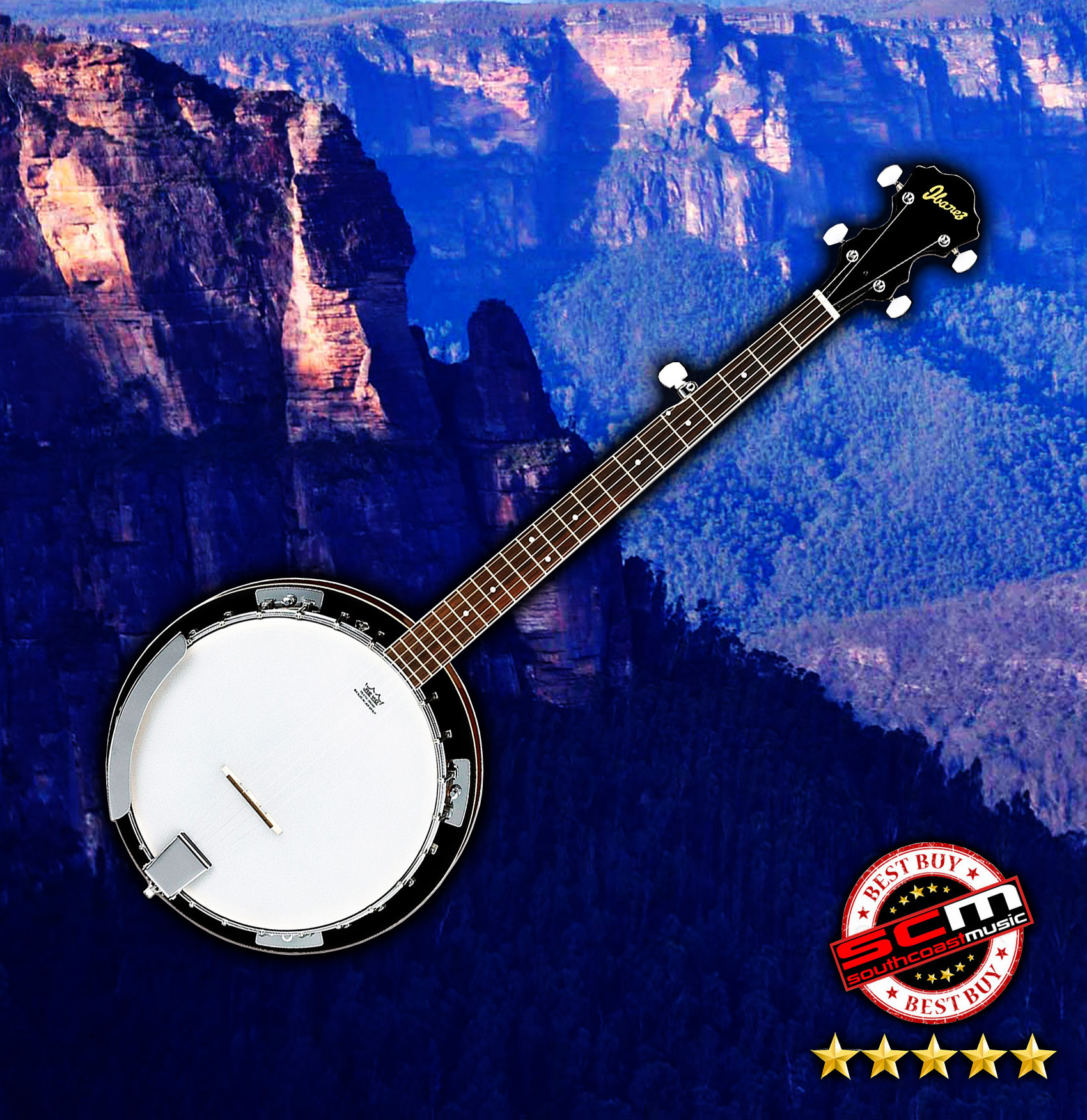 Ibanez B50 5 STRING Banjo including PRO-SCM setup-SOLD OUT - – South ...