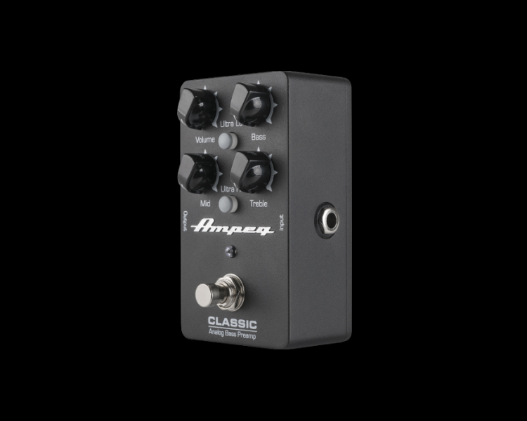 AMPEG CLASSIC PREAMP PEDAL EFFECTS FX PEDAL ANALOGUE TRUE BYPASS -NEW ...