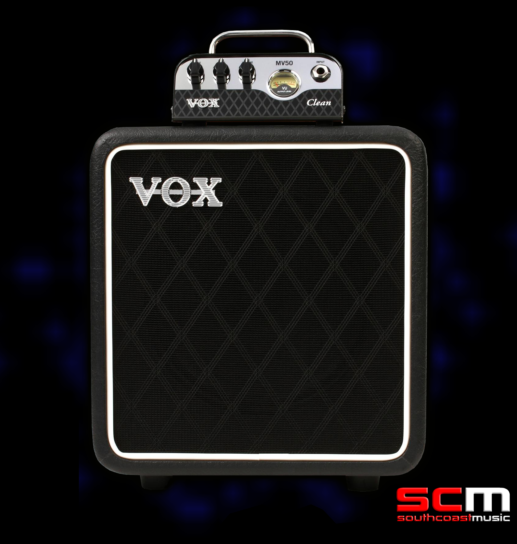 Vox MV50 CLEAN SET 50 watt compact half stack electric guitar amplifier ...