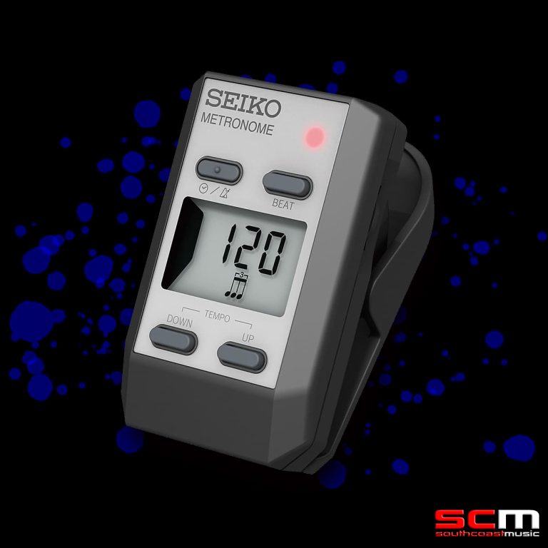 Metronome SEIKO DM51 Digital Pocket Size Clip-on Learn to Play in Time ...