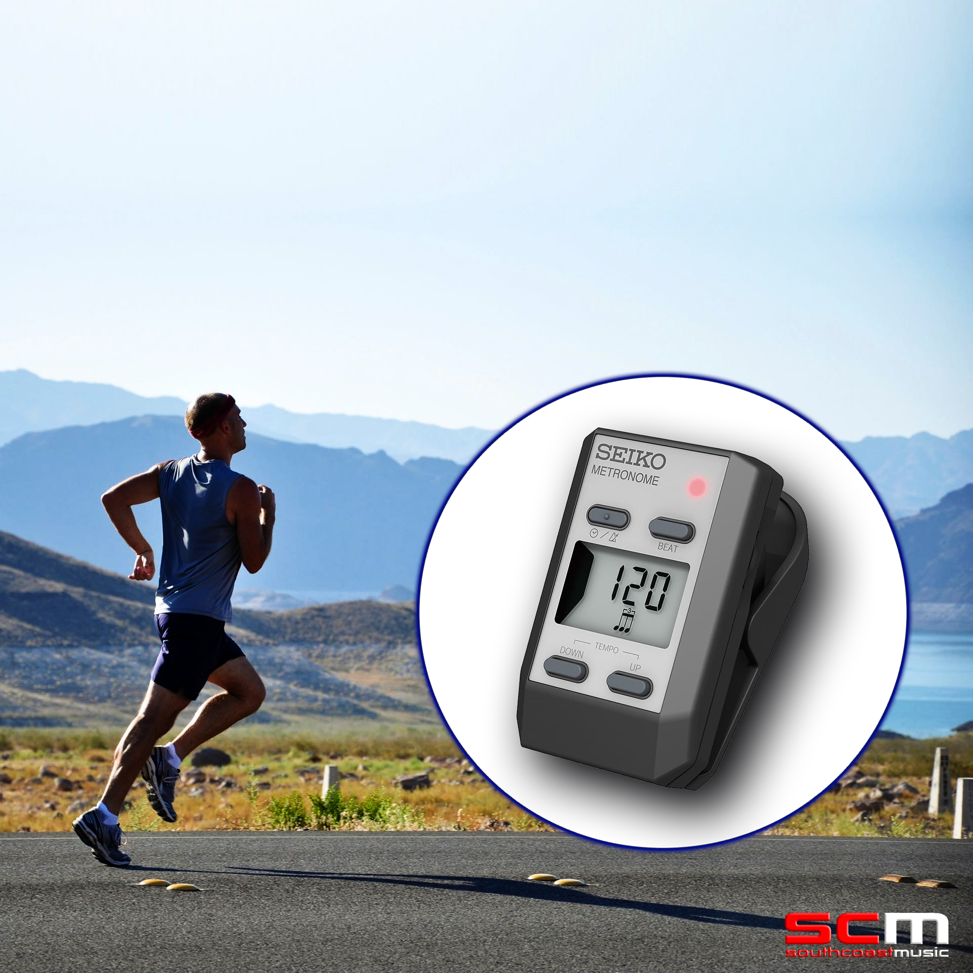Running Metronome SEIKO DM51 Compact Clip-on Improve your Running P+H ...