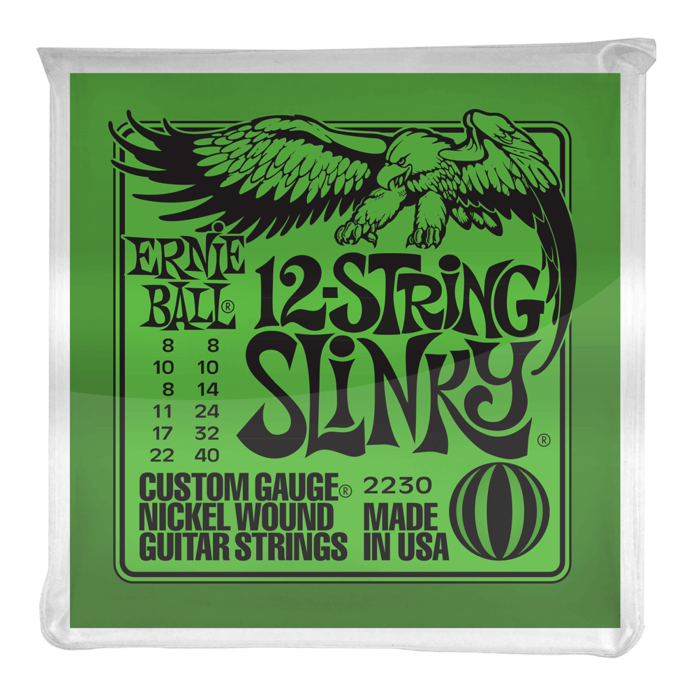 Ernie Ball 2230 Slinky 12-String Set Nickel Wound Electric Guitar ... Ernie Ball 2230 Slinky 12-String Set Nickel Wound Electric Guitar ...
