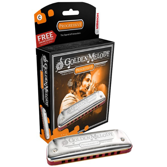 Hohner Golden Melody Harmonica Key of C Harp – South Coast Music