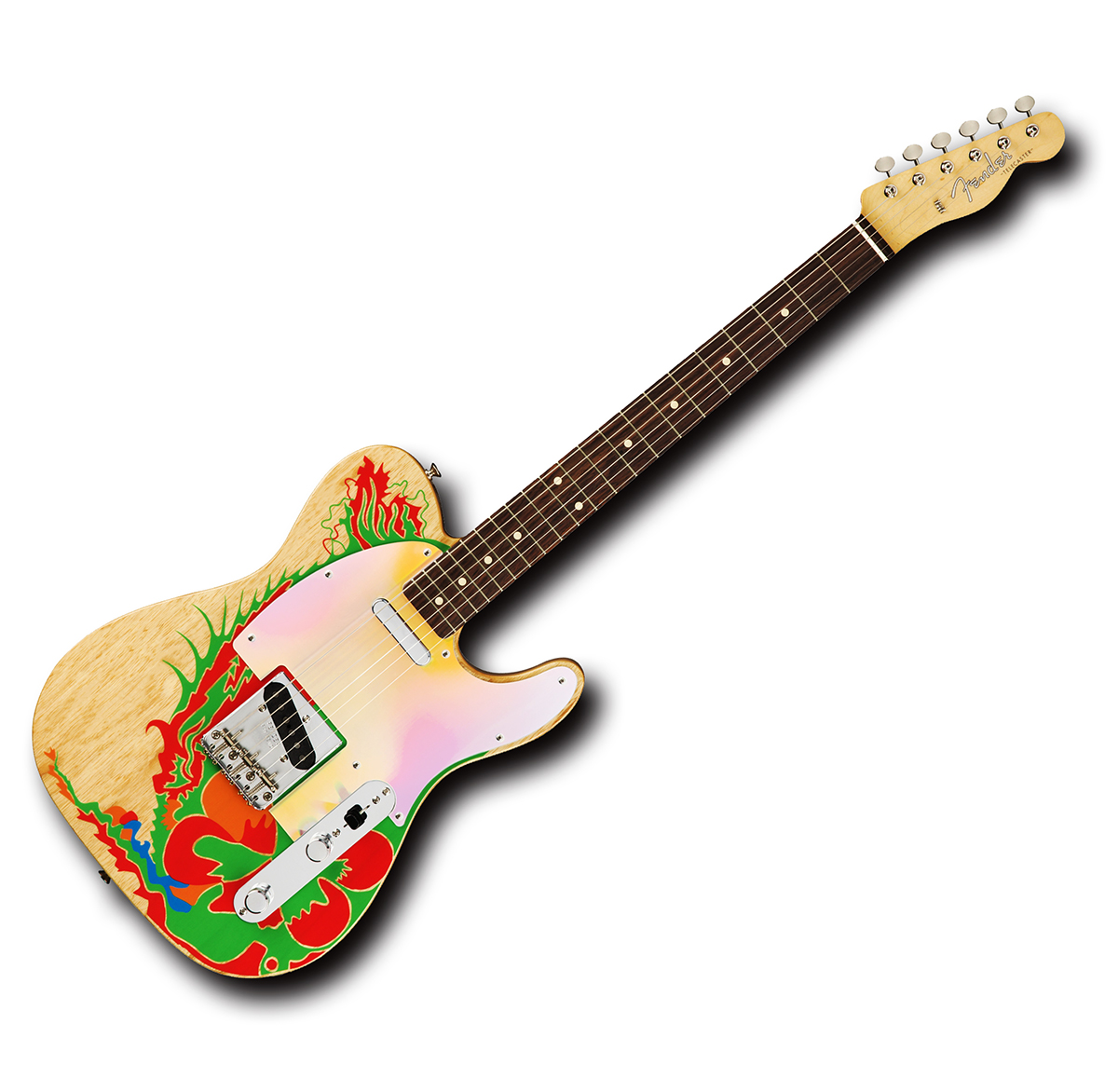 Fender Jimmy Page Telecaster Custom Jimmy Page Dragon Graphic - Hard ...