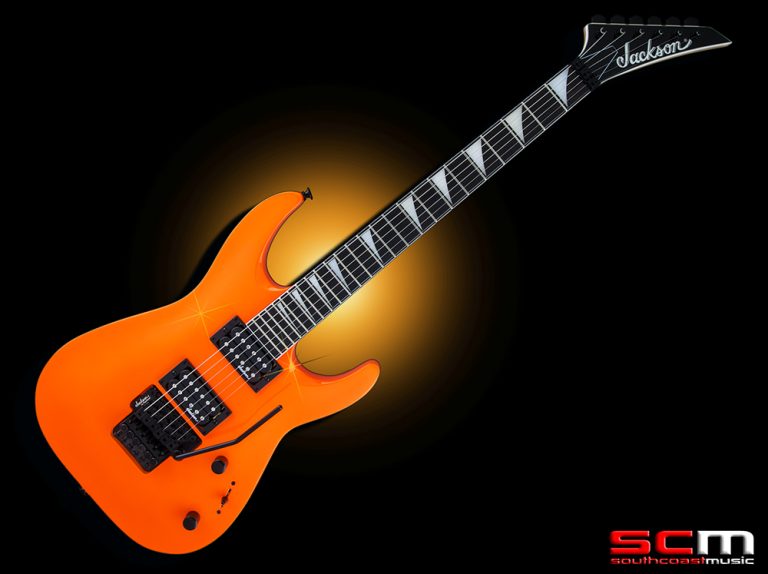Jackson JS32 JS Series Dinky™ Arch Top Electric Guitar DKA - Neon ...