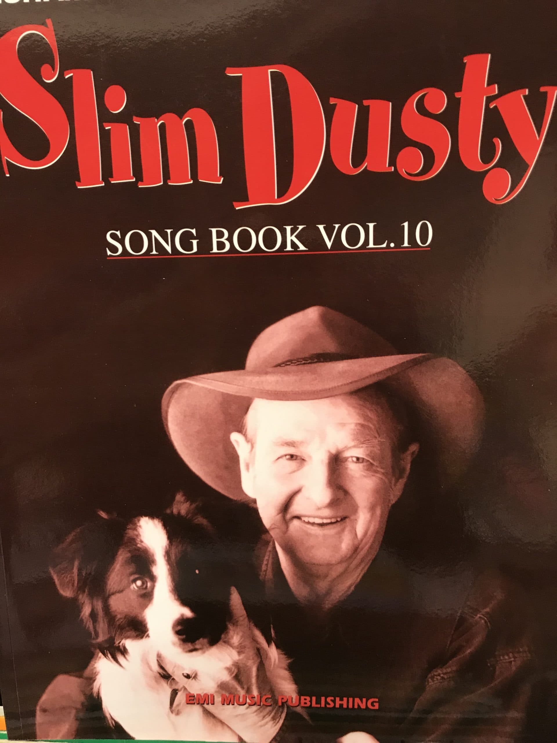 Slim Dusty Song Book VOL 10 -25 Songs Rare Book – South Coast Music