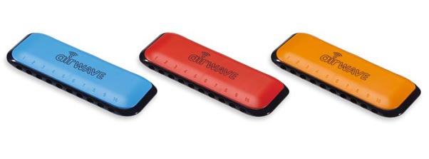 Suzuki Airwave Harmonica with instruction book - Blue - Easy to hold ...