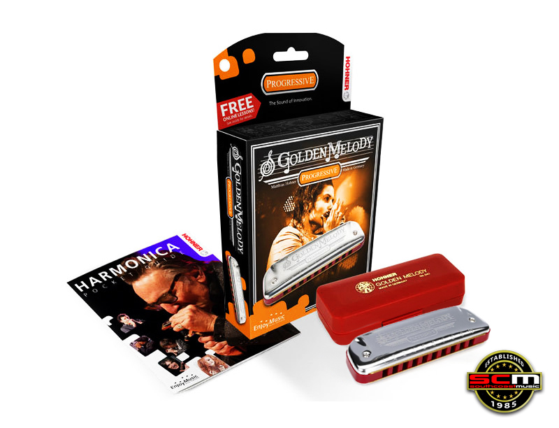 Hohner Golden Melody Diatonic Harmonica Equal Temperament Tuning Key of ...