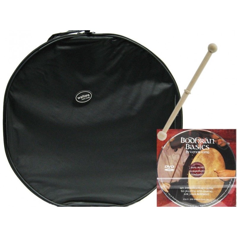Gaelic Cross Waltons 18 Inch Celtic Bodhran Irish Hand Drum Pack with ...