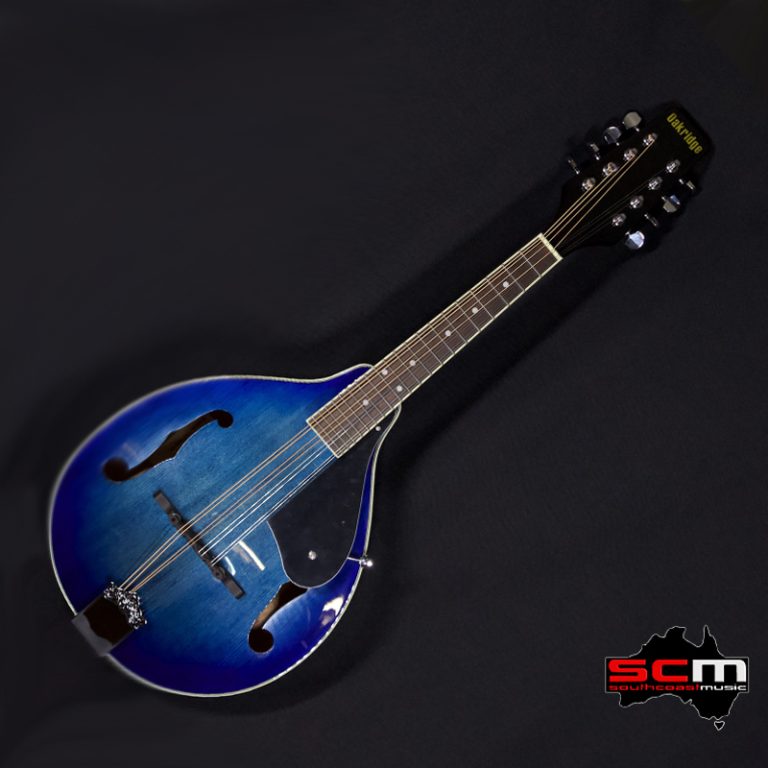 Oakridge TM40 A-Style Mandolin - Trans Blue – South Coast Music