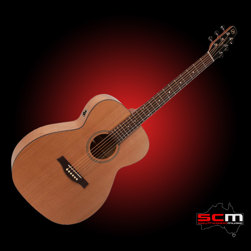 Seagull S6 Cedar Concert Hall Acoustic Guitar - Natural Cedar w/ Pro ...