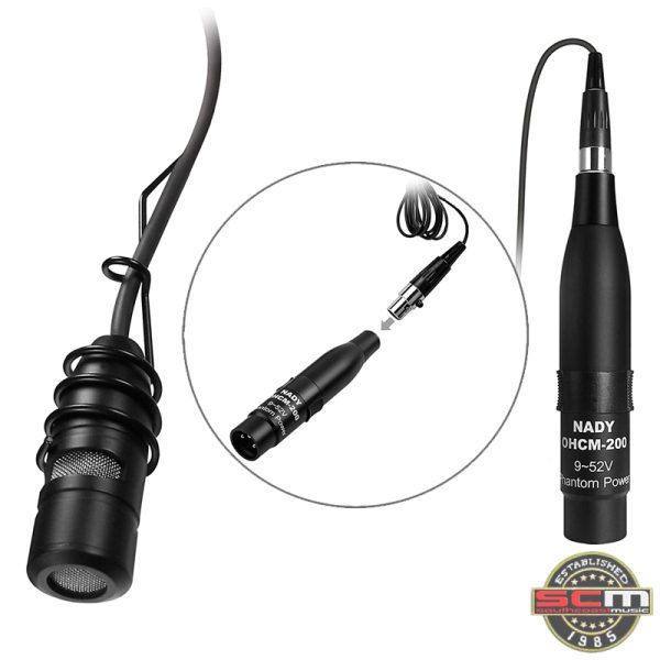 NADY OHCM-200 Cardioid Condenser Overhead Hanging Choir Microphone ...