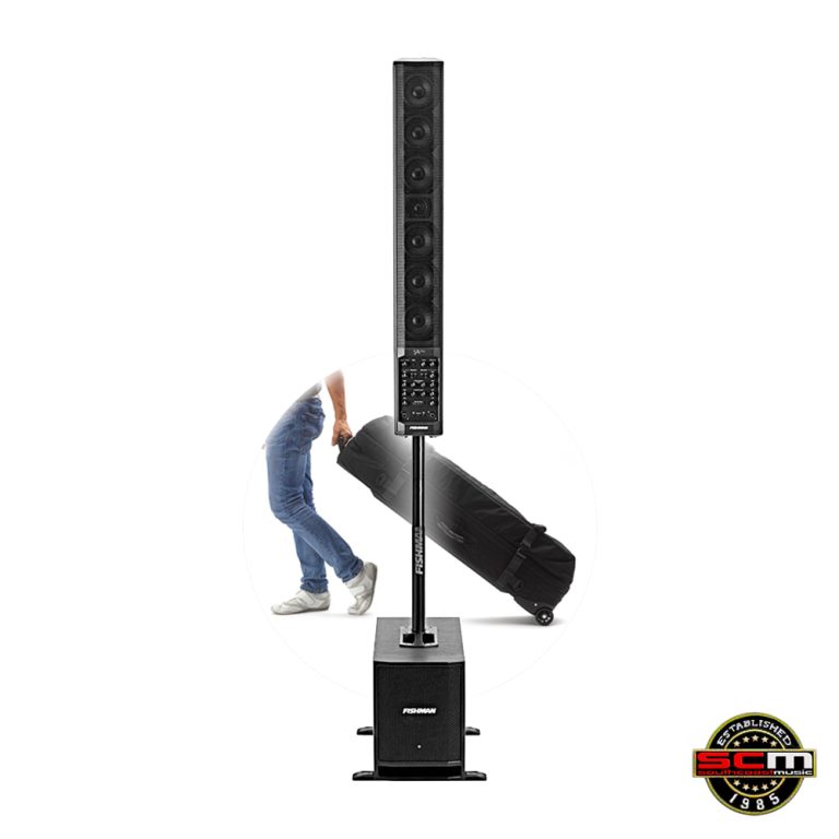 Complete Fishman SA330x Line Array system with matching SA Sub Woofer ...