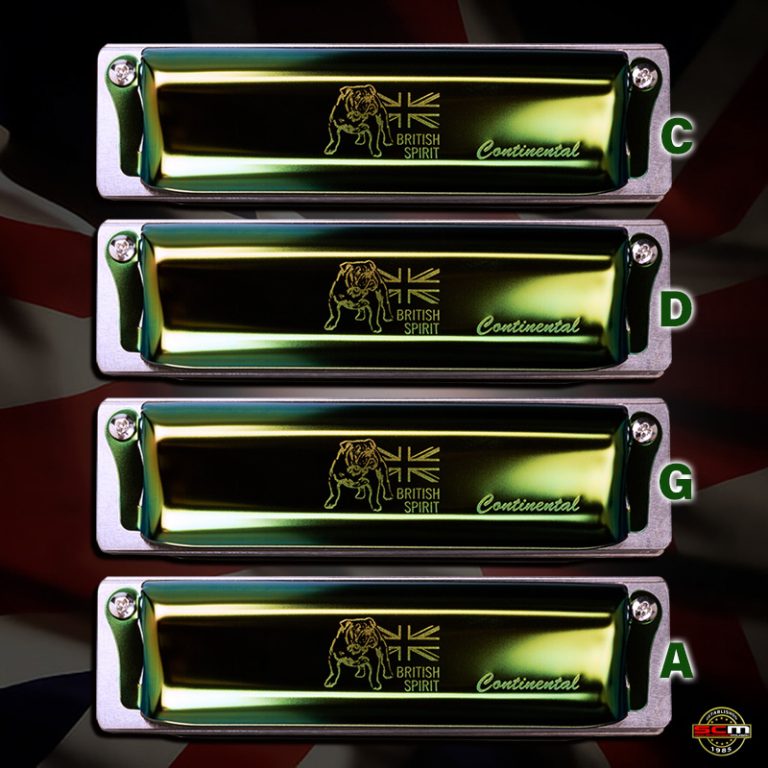 VOX Continental Type-1 Diatonic Harmonicas Complete Set C D G and A ONE ...