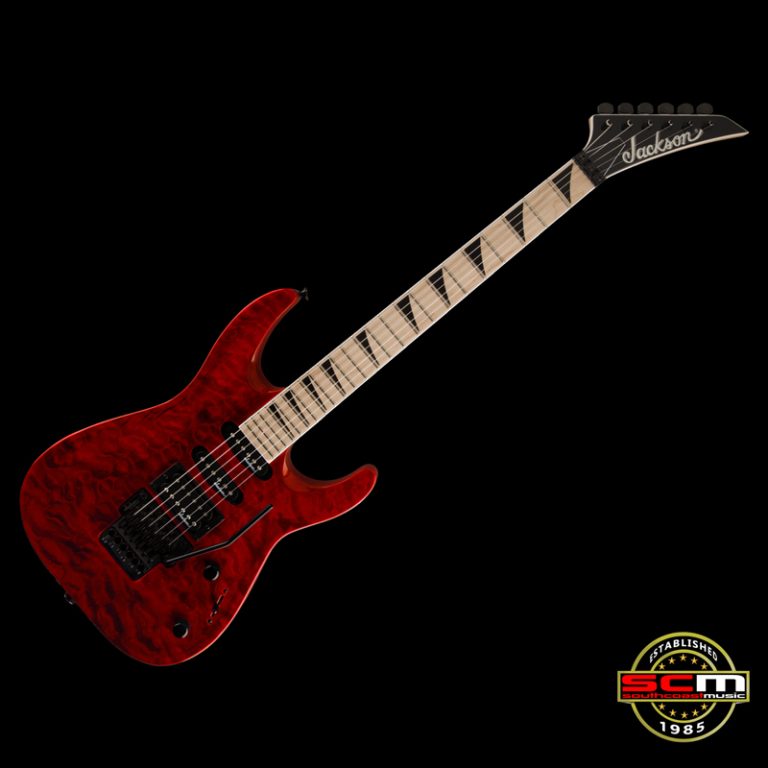 Jackson JS Series Dinky Arch Top JS34Q DKA Transparent Red -SOLD ...