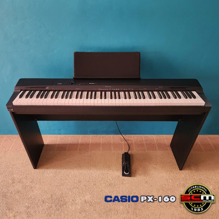 Casio Privia PX160BK Digital Piano 88 Weighted Keys USB Matching Stand ...